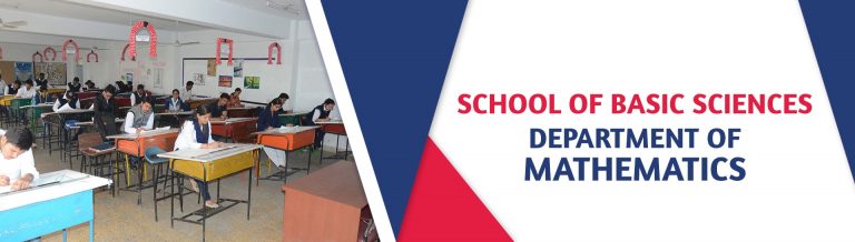 Department of Mathematics | School Of Applied Science | BBDU