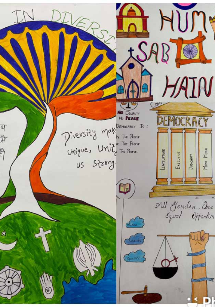 Poster Making Competition on Constitution Day | BBDU