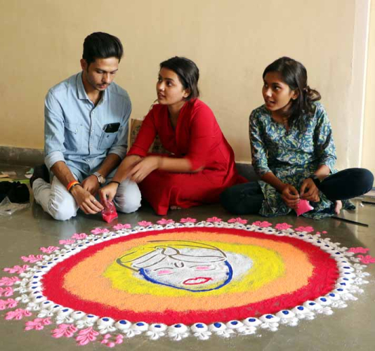 Bioscope-Rangoli Competition | BBDU